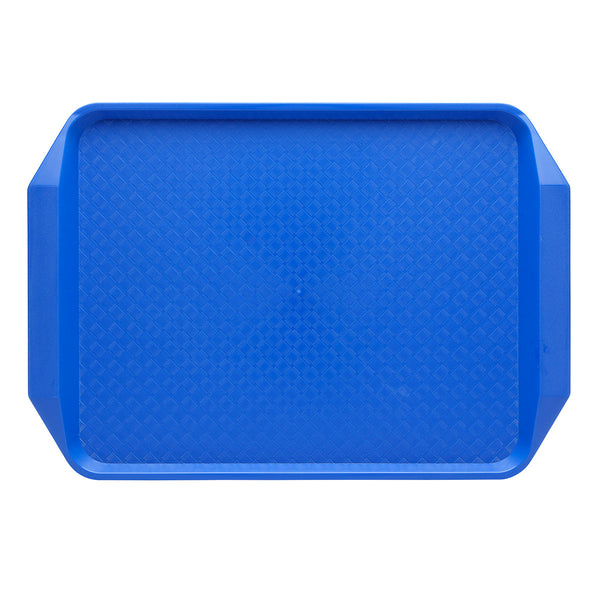 Chef Inox Chef Inox Rect Fast Food Tray PP 425x300x35mm Blue | Tomkin ...