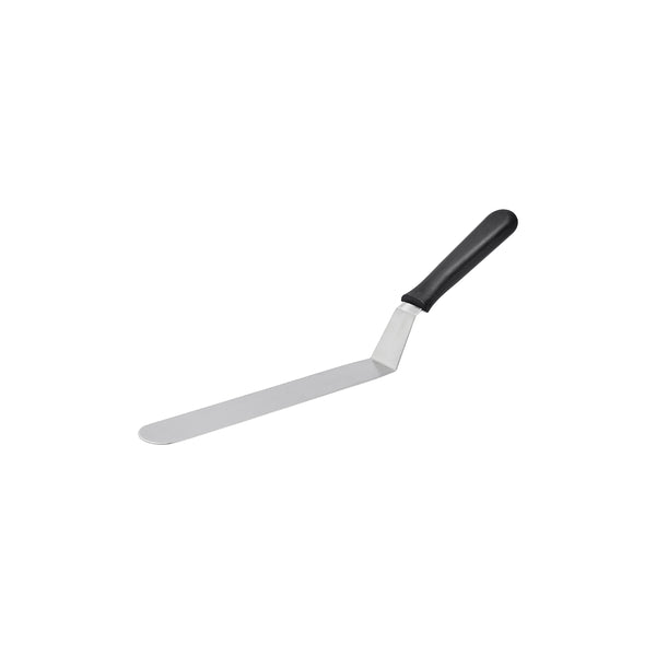 Chef Inox Spatula/Palette Knife Cranked Black Handle 235x40mm | Tomkin ...