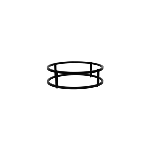 Zicco Form Metal Black Stand Round 285x80mm | Tomkin Australia