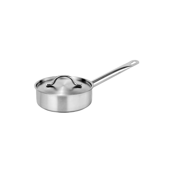 Chef Inox Force Saute Pan with Lid 220x75mm / 2.8Lt | Tomkin Australia
