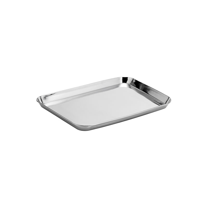 Chef Inox Rectangular Tray Stainless Steel 400x300mm | Tomkin Australia
