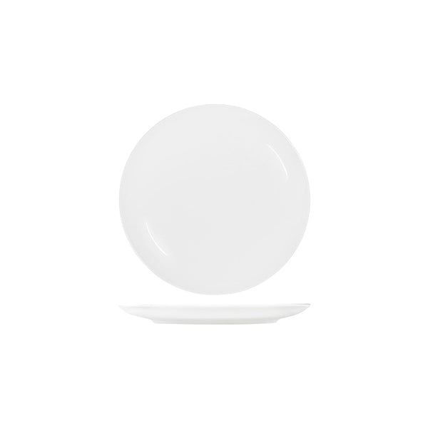 Tablekraft Core White Round Coupe Plate 260mm | Tomkin Australia