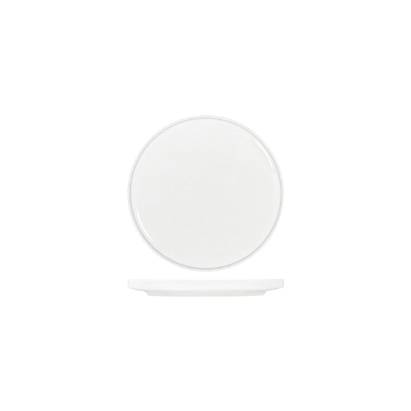 Tablekraft Core White Round Walled Plate 200mm | Tomkin Australia