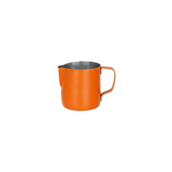 Brew Milk Frothing Jug S/S 350ml Powder Coat Orange | Tomkin Australia