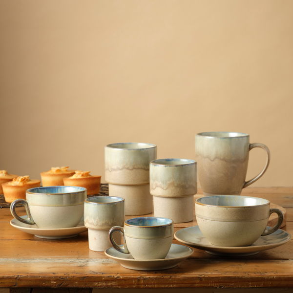 Brew Sandy Beige Saucer Porcelain Saucer | Tomkin Australia