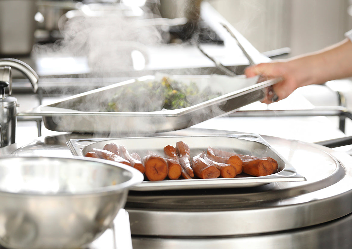 Chef Inox Anti-Jam Steam Pan 1/3 Size 150mm | Tomkin Australia ...