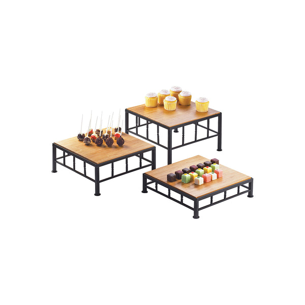 Cal-Mil Bamboo Iron / Bamboo Risers 305x305x76mm | Tomkin Australia