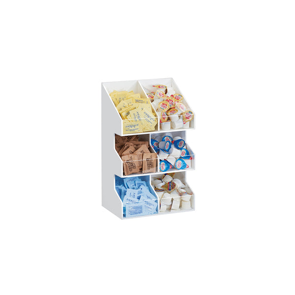 Cal-Mil White Classic 3 Tier Condiment Display 260x172x406mm | Tomkin ...