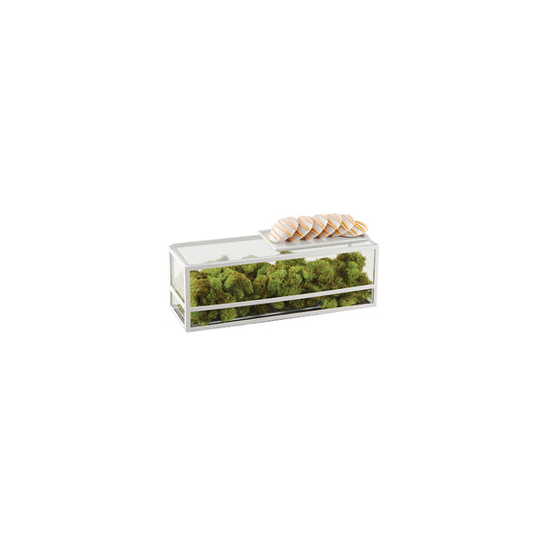 Cal-Mil Monterey White Presentaton Rectangular Display Box ...