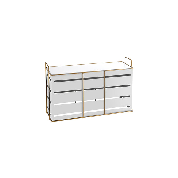 Cal-Mil Empire White Rectangular Riser 521x178x330mm | Tomkin Australia