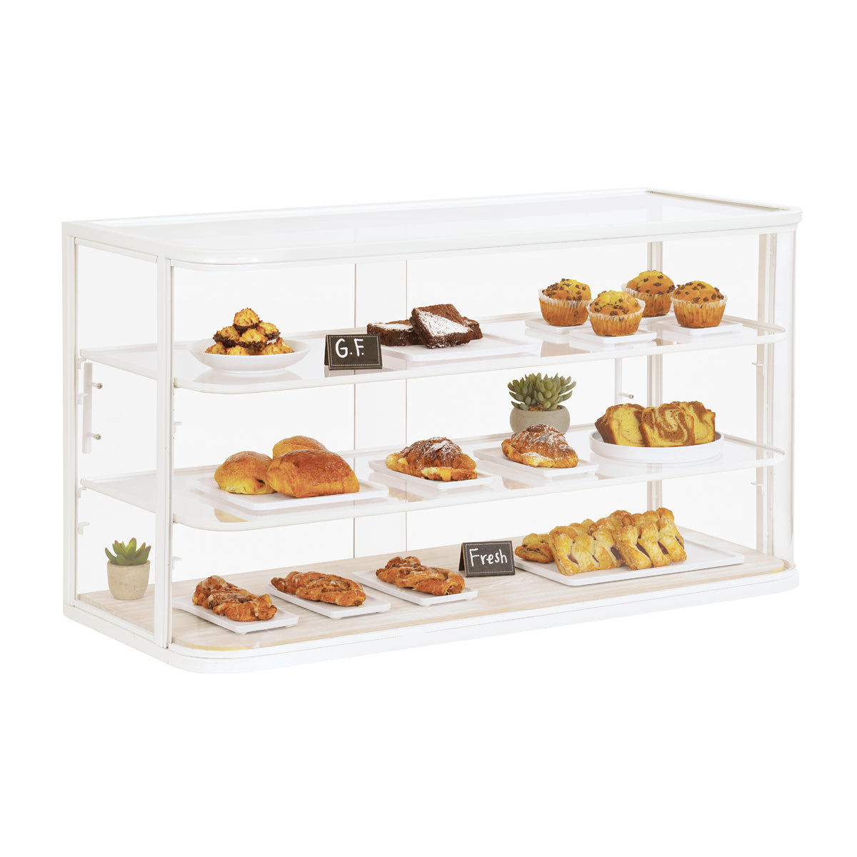 Cal-Mil Newport Collection 3-Tier Display Case 1067x470x597mm | Tomkin ...