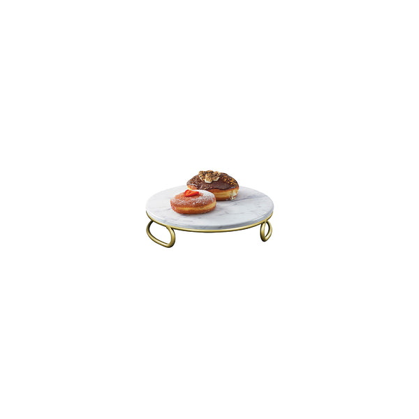 Cal-Mil Heritage Round Riser with Marble Top 305x152mm | Tomkin Australia