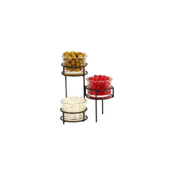 Cal-Mil Madison Tier Jar Stand with 3x900ml Jars 279x311mm | Tomkin ...