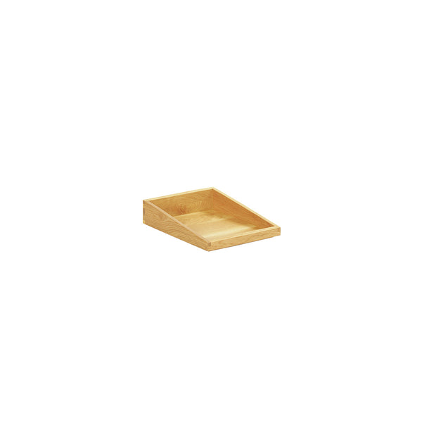 Cal-Mil Sydney Oak Angled Trays 254x305x76mm | Tomkin Australia