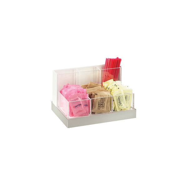 Cal-Mil Luxe 3 Compartment Condiment Holder 235x114x64mm | Tomkin Australia