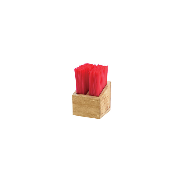 Cal-Mil Madera Straw / Stir Stick Holder 133x133x133mm | Tomkin Australia