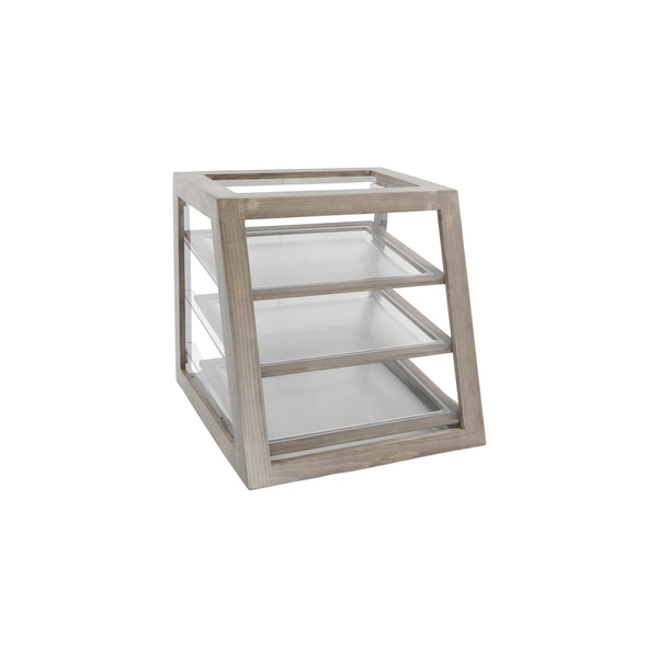 Cal-Mil Slant 3 Tier Display Self Serve 533x546x546mm | Tomkin Australia