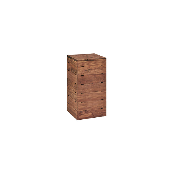 Cal-Mil Mid-Century Riser with Shelf Slot 229x229x457mm | Tomkin Australia