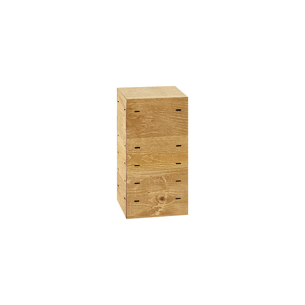 Cal-Mil Madera Riser with Slot for Shelf 229x229x457mm | Tomkin Australia