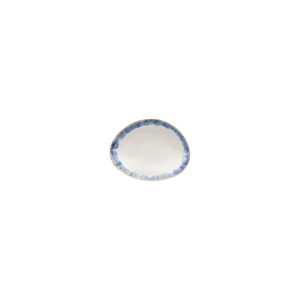 Costa Nova Brisa Ria Blue Oval Plate 154x120mm | Tomkin Australia