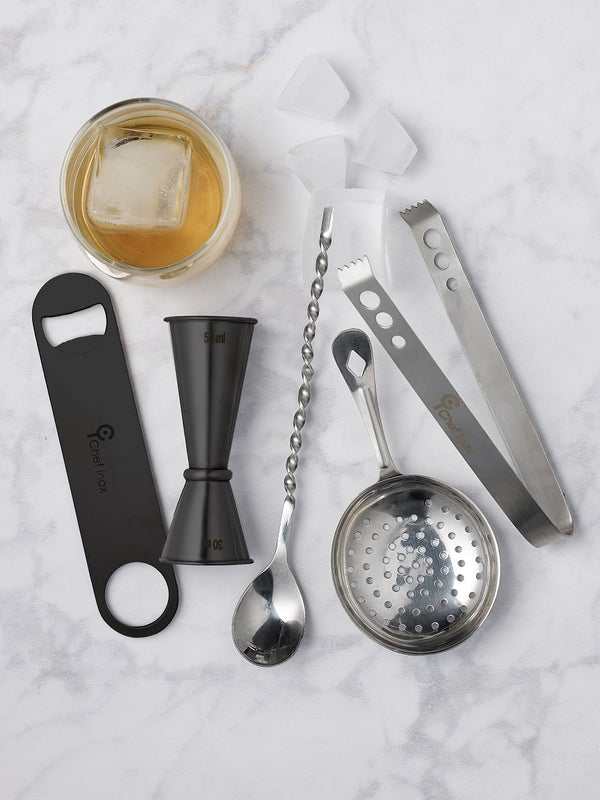 Chef Inox Japanese Style Jigger Stainless Steel Black Powder Coated 30 ...