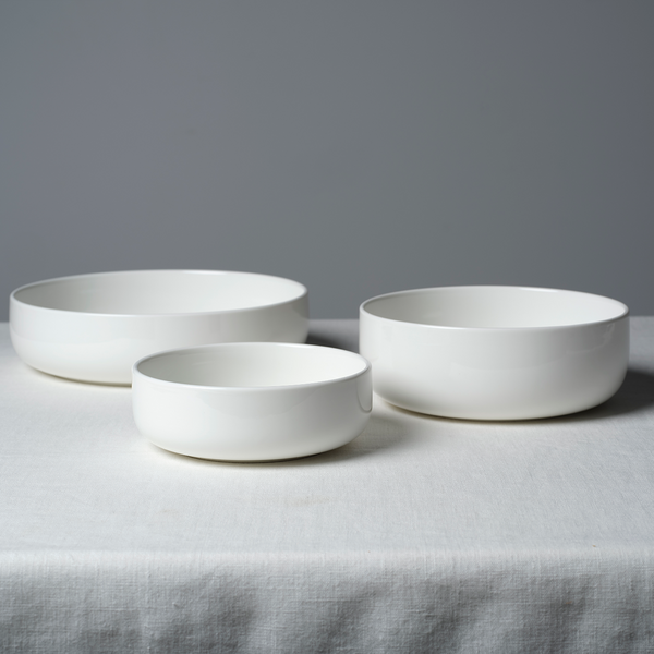 Tablekraft Core White Round Deep Bowl 130mm | Tomkin Australia