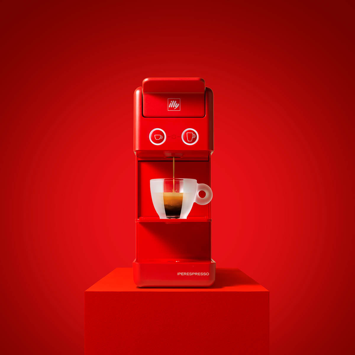 Illy Caffe Iperespresso Home Espresso Capsule Coffee Machine Red 0.75Lt ...
