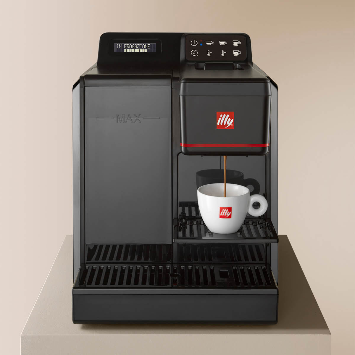 Illy Caffe Professional Smart50 Espresso Capsule Coffee Machine Black 2.5Lt | Tomkin Australia