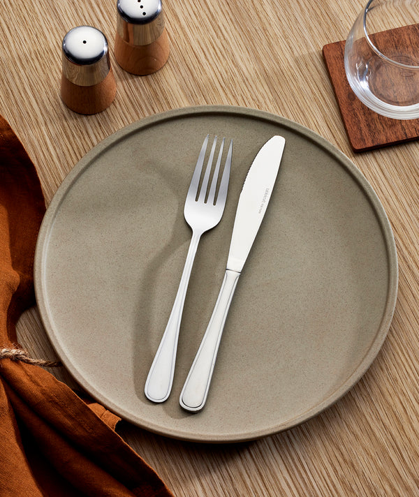 Tablekraft Soho Stone Round Deep Coupe Plate 255mm | Tomkin Australia
