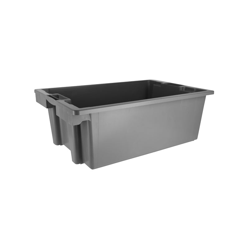 Unica Tote Box Stackable Grey Suits 9600 660x450x230mm | Tomkin ...