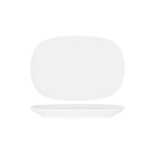 Superware White Oval Coupe Deep Platter 280x190mm | Tomkin Australia ...