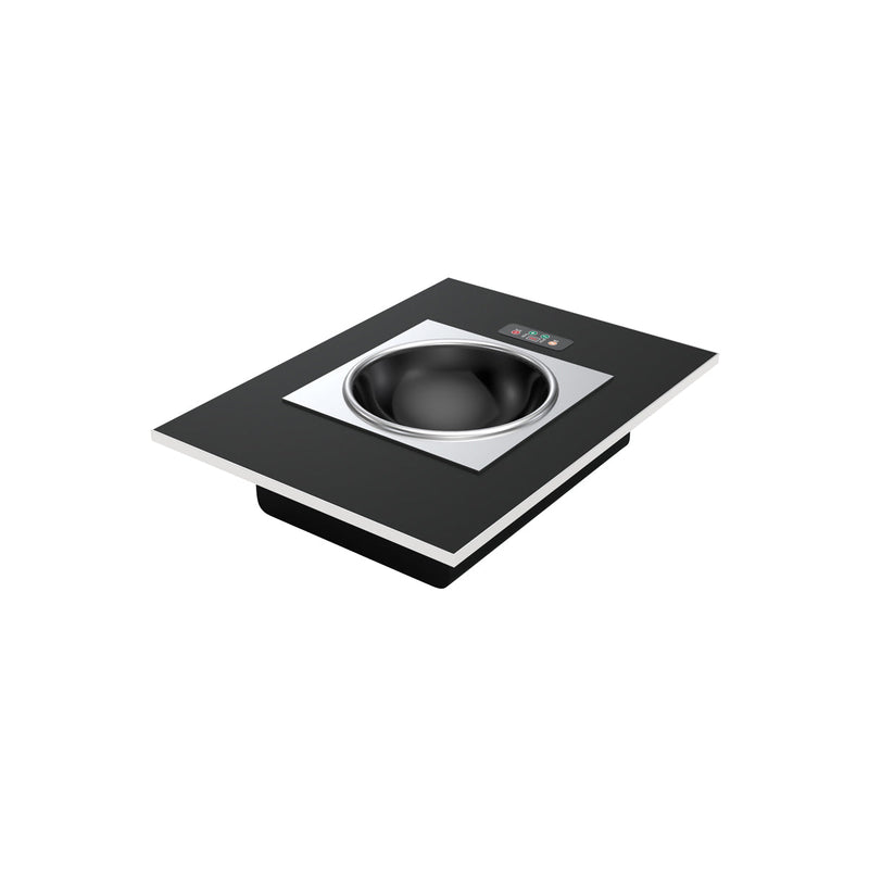 Chef Inox Buffet Modular System Insert 1/3 Size Induction Wok | Tomkin ...