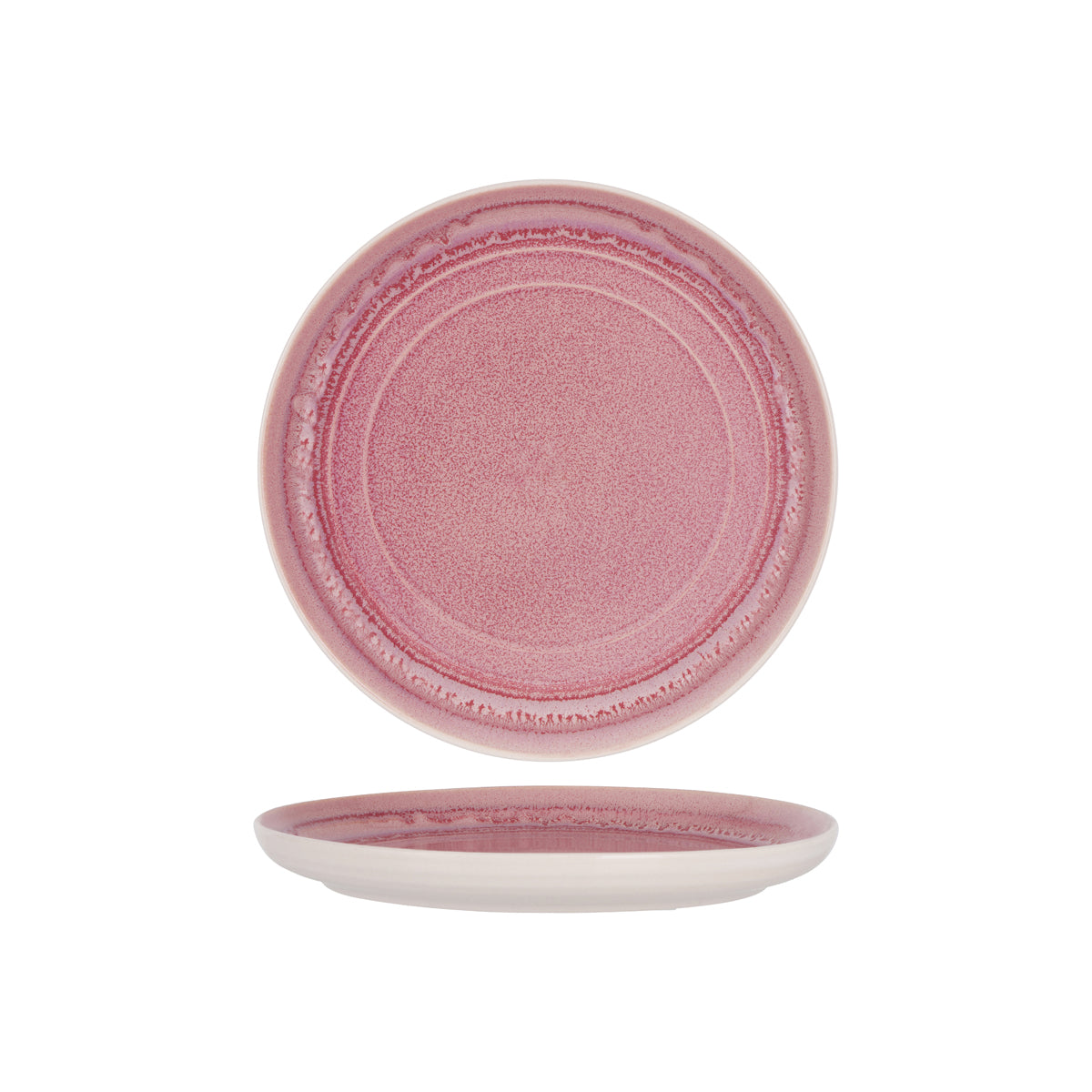 Tablekraft Urban Linea Dusty Pink Round Coupe Plate 220mm | Tomkin ...