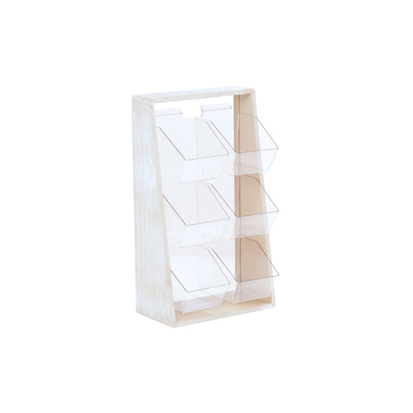 Cal-Mil Newport Collection 6 Section Compartment Holder 165x305x521mm ...