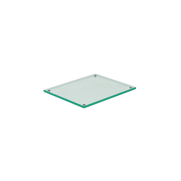 Craster Flow Clear Glass Plinth 1/2 Size 325x265x20mm | Tomkin ...
