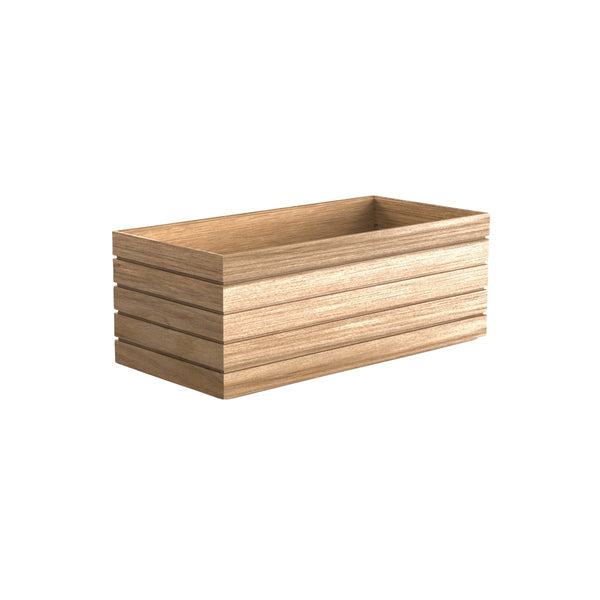 Craster Craster Flow Oak Trough Tray Tall 530x250x200mm | Tomkin ...