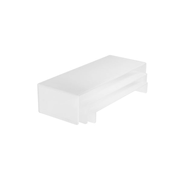 Mealplak Rectangular Risers White 445x195x85mm | Tomkin Australia