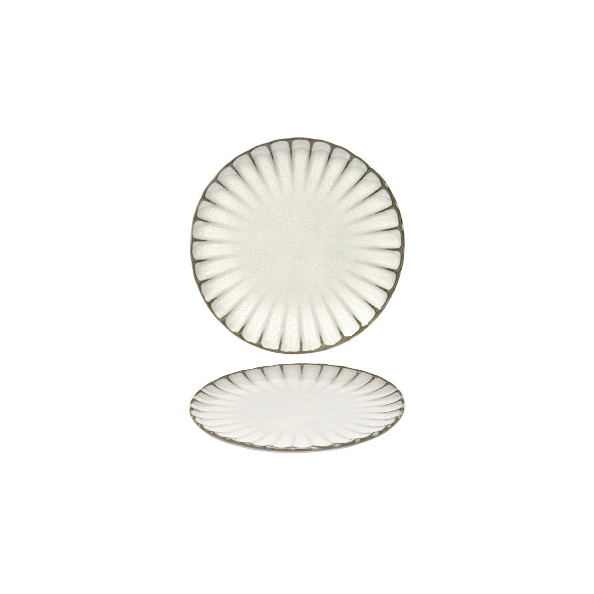 Serax Serax Inku White Round Coupe Plate 150mm | Tomkin Australia