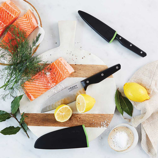 WILTSHIRE Staysharp Triple Riveted Duo Set Santoku & Utility Knife ...