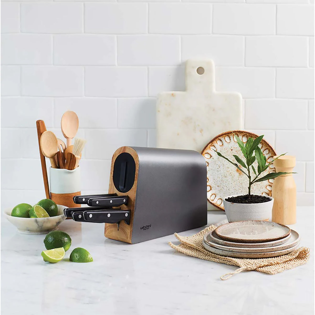 WILTSHIRE Staysharp Triple Riveted 6pc Block Set | Tomkin Australia