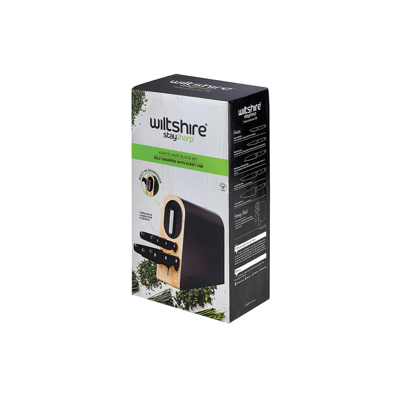 WILTSHIRE Staysharp Triple Riveted 6pc Block Set | Tomkin Australia