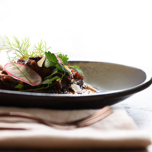 Tablekraft Artistica Reactive Brown Round Flared Bowl 230mm | Tomkin ...