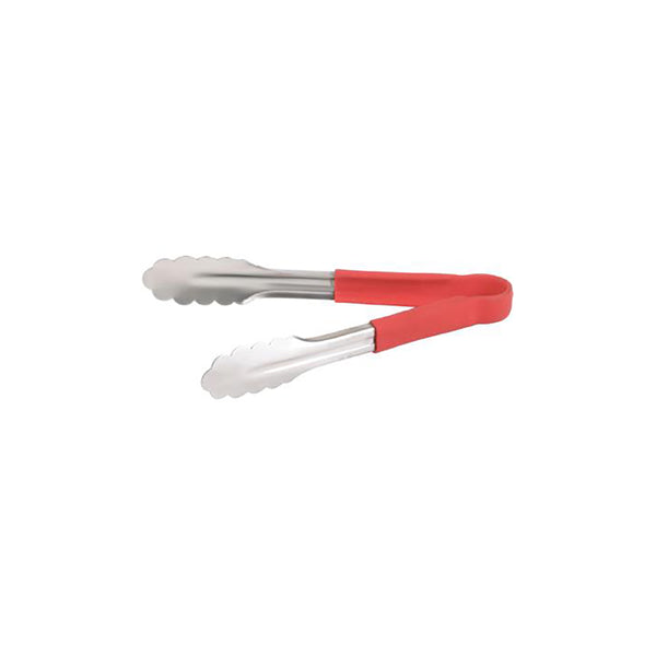 Chef Inox Utility Tong with Red PVC Handle 300mm | Tomkin Australia ...