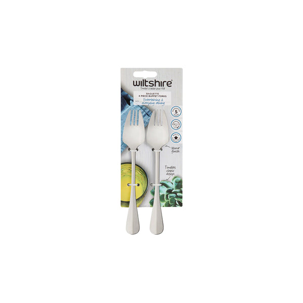 Wiltshire Baguette Buffet Fork 4pc | Tomkin Australia